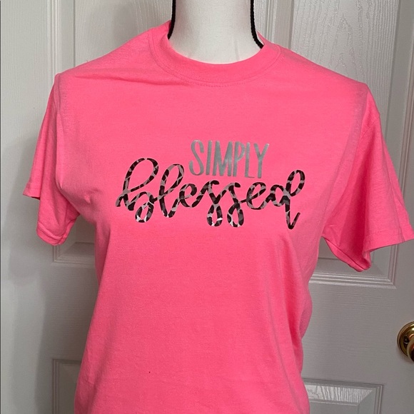 Gildan | Tops | Brand New Simply Blessed Tshirt | Poshmark